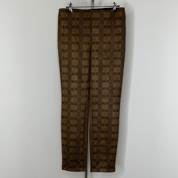 T Tahari | Pants & Jumpsuits | Tahari Pull On Windowpane Pattern Pants ...